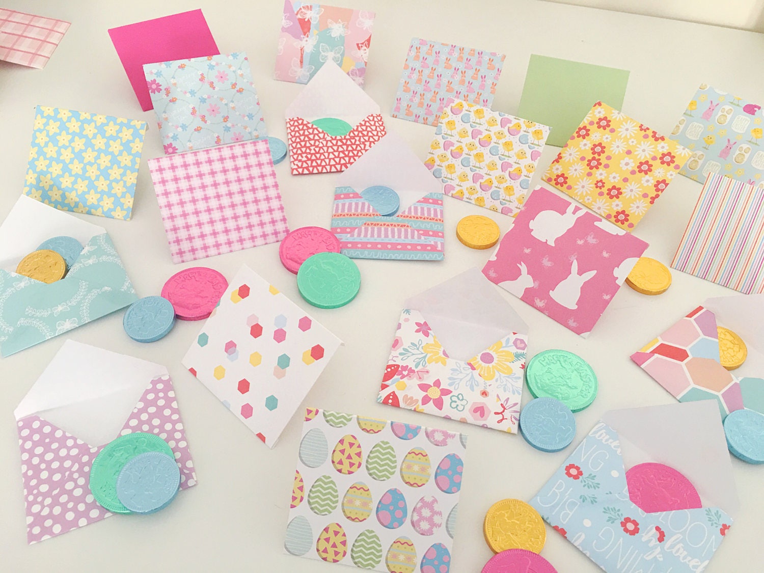 Easter Egg Hunt Clue Envelopes Mini Envelopes Easter Money - Etsy UK