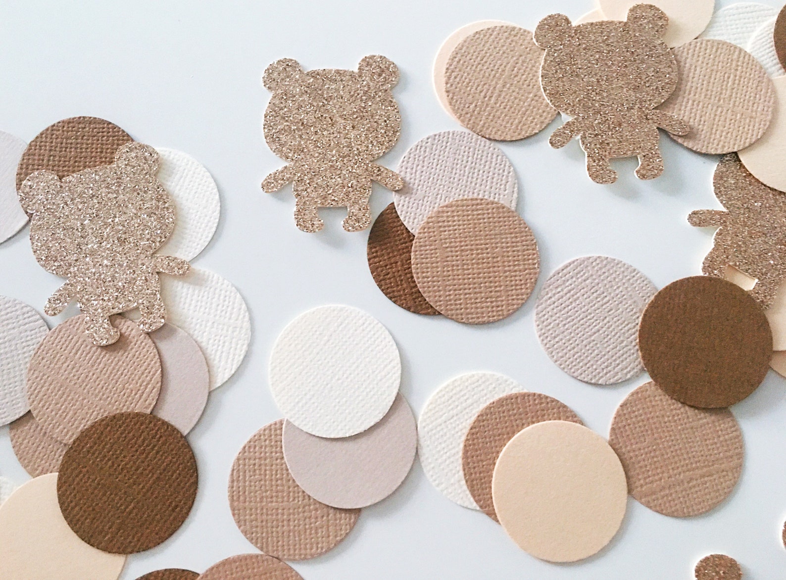 Teddy Bear Confetti, Neutral Baby Shower Decoration - Etsy