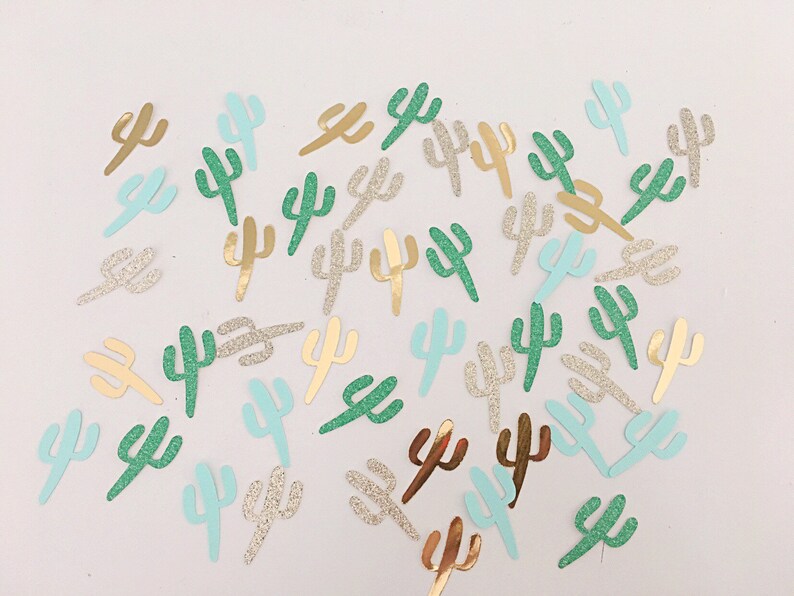 Cactus Confetti Fiesta Party Mexican Theme Taco Party | Etsy