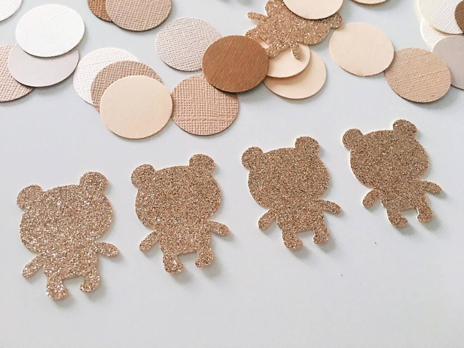 Teddy Bear Confetti, Neutral Baby Shower Decoration - Etsy