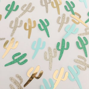 Cactus Confetti, Fiesta Party, Mexican Theme, Taco Party, Glitter ...