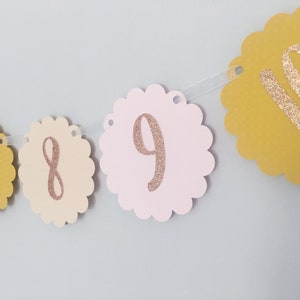 12 Month Photo Banner, Boho Rainbow Party, First Birthday Banner, Photo ...