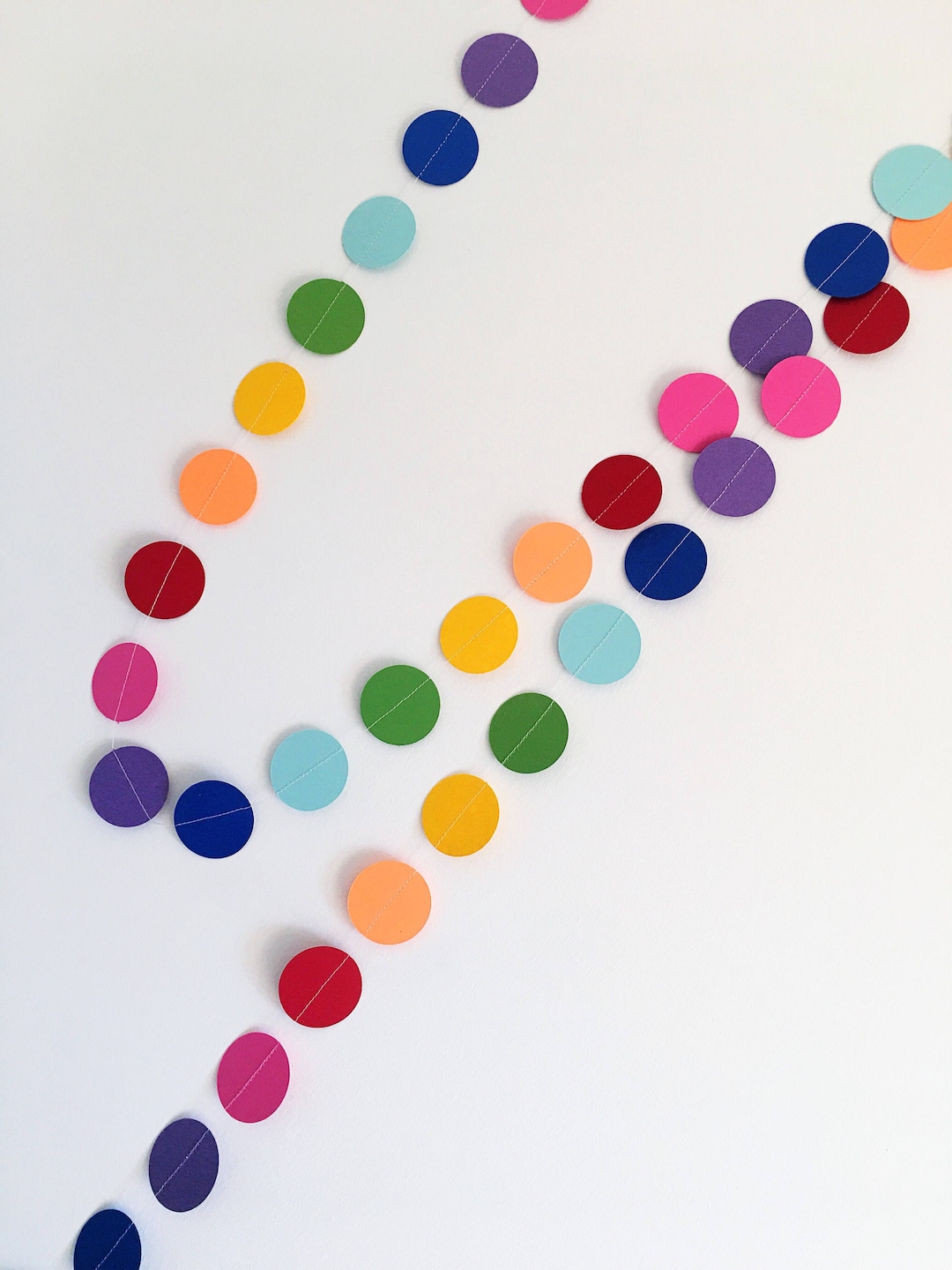 Rainbow Paper Garland, Rainbow Party, Cake Smash Photo Backdrop, Arty ...