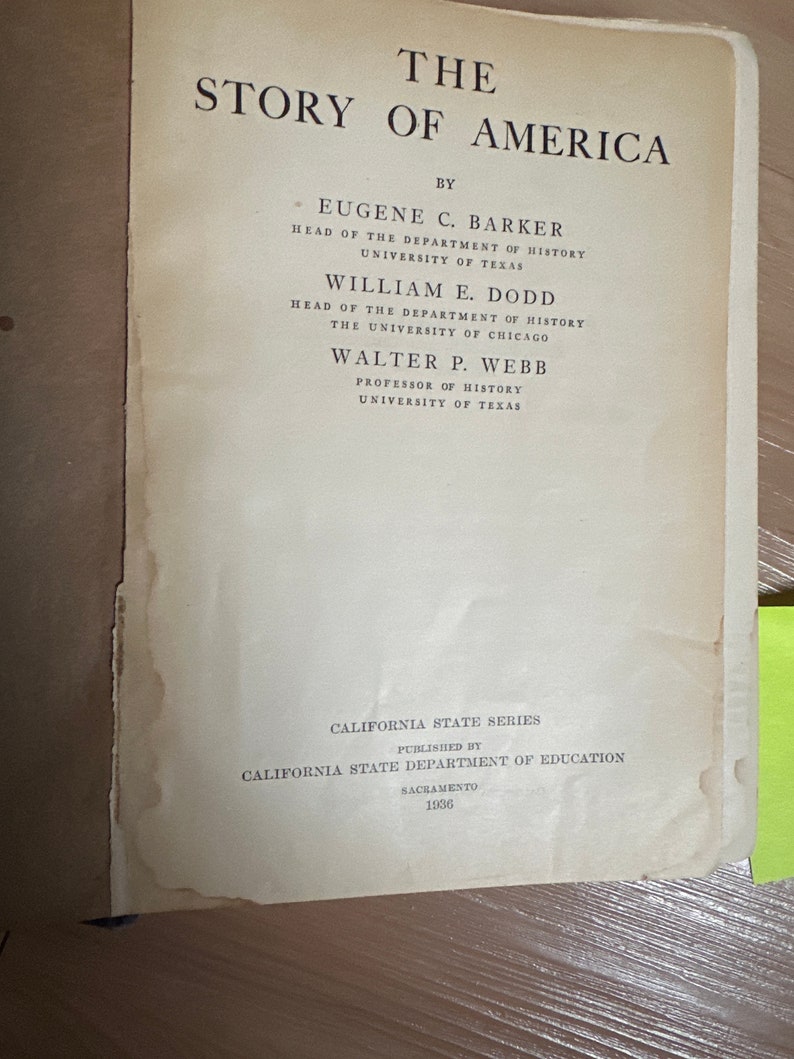 The Story of America - Etsy