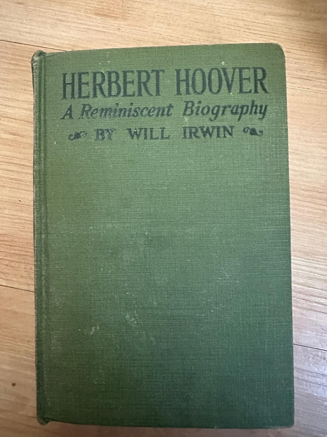 Herbert Hoover A Reminiscent Biography - Etsy