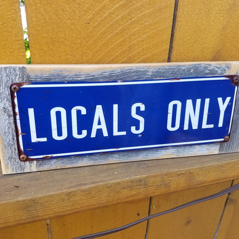 Wood Local Sign - Etsy