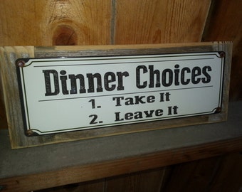Dinner Choices - Etsy