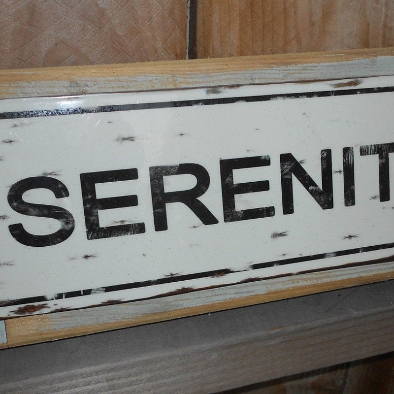 Serenity Sign - Etsy