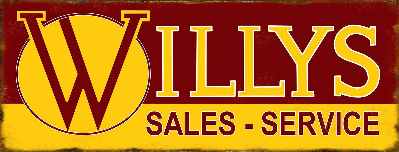 Willys Sales Service Metal Sign Reproduction Ad FREE SHIPPING - Etsy