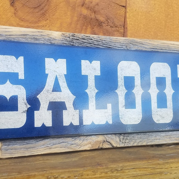 Wood Saloon Sign - Etsy