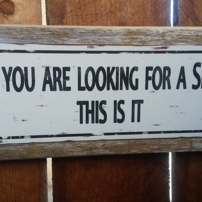 Reclaimed Wood Sign - Etsy