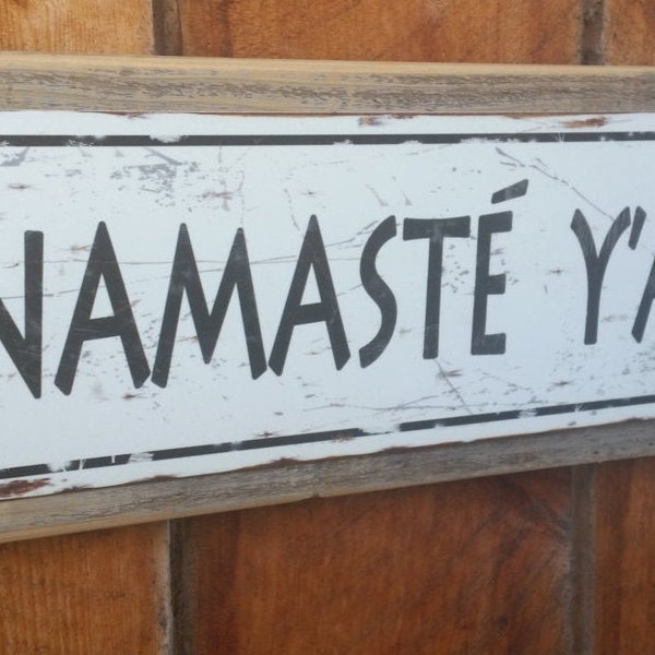 Namaste Sign - Etsy