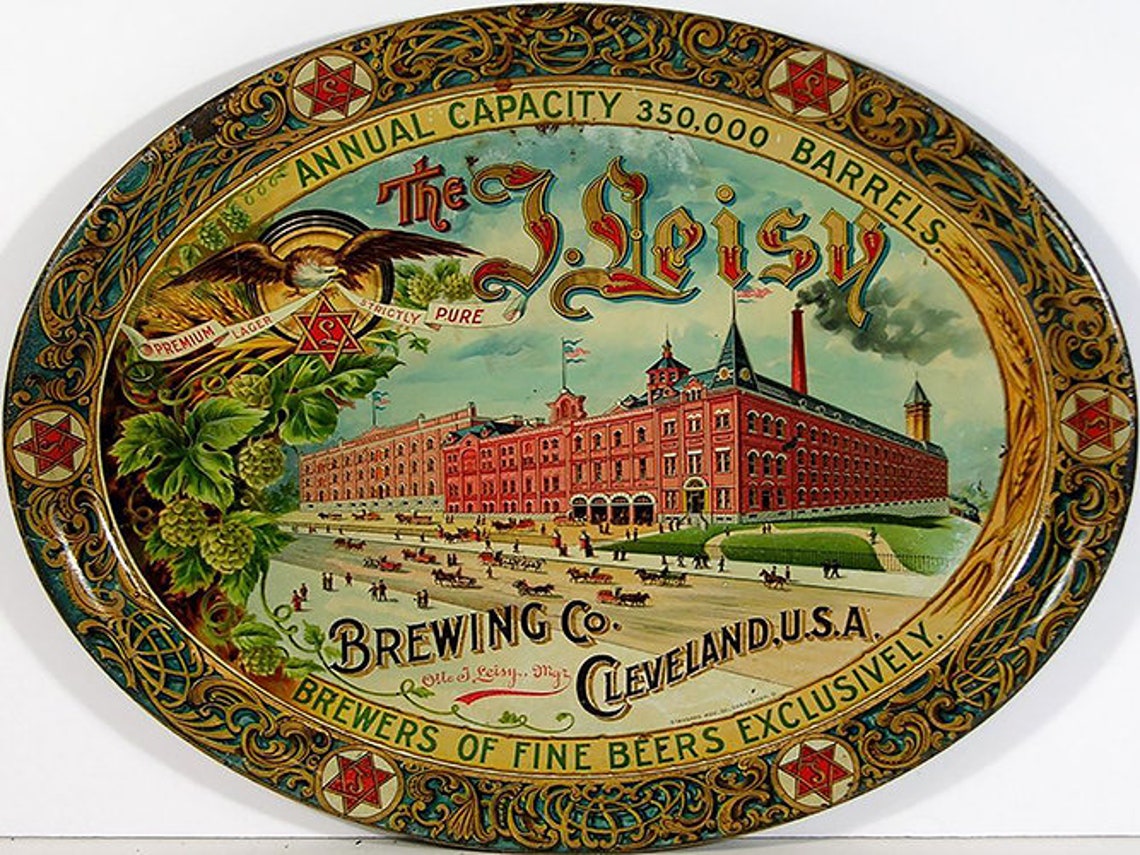 J Leisy Cleveland Brewery Metal Sign Reproduction Metal Sign - Etsy