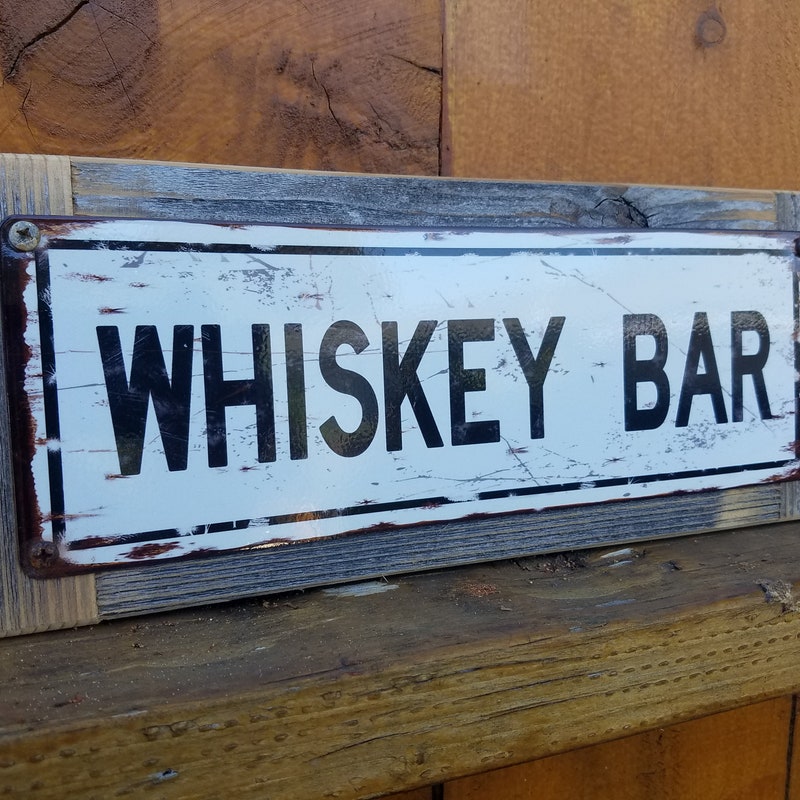 Whiskey Bar Sign - Etsy