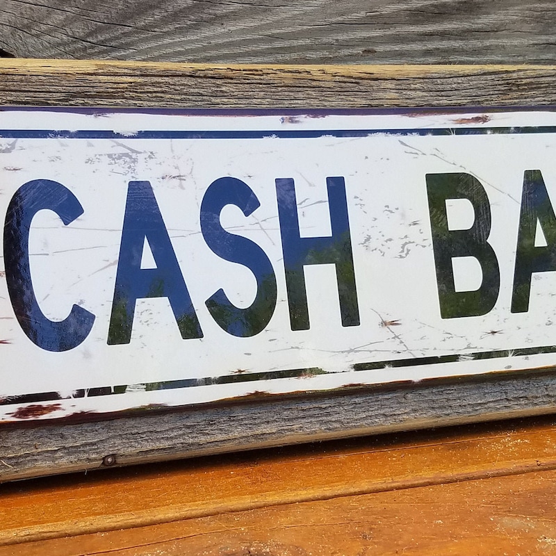 Cash Only Sign - Etsy