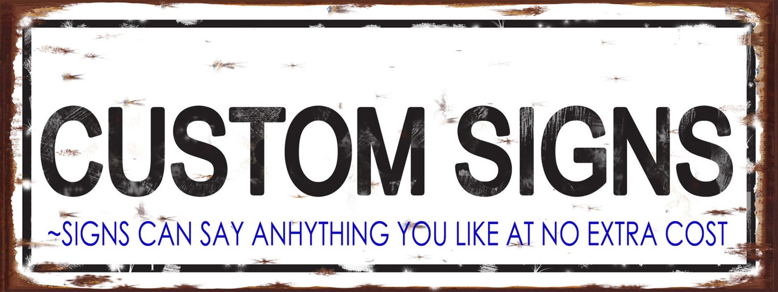 Ill Be Your Huckleberry Metal Sign Reclaimed Wood Frame FREE SHIPPING ...