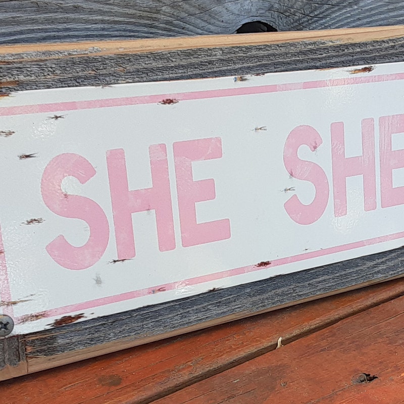 She Shed Signs - Etsy