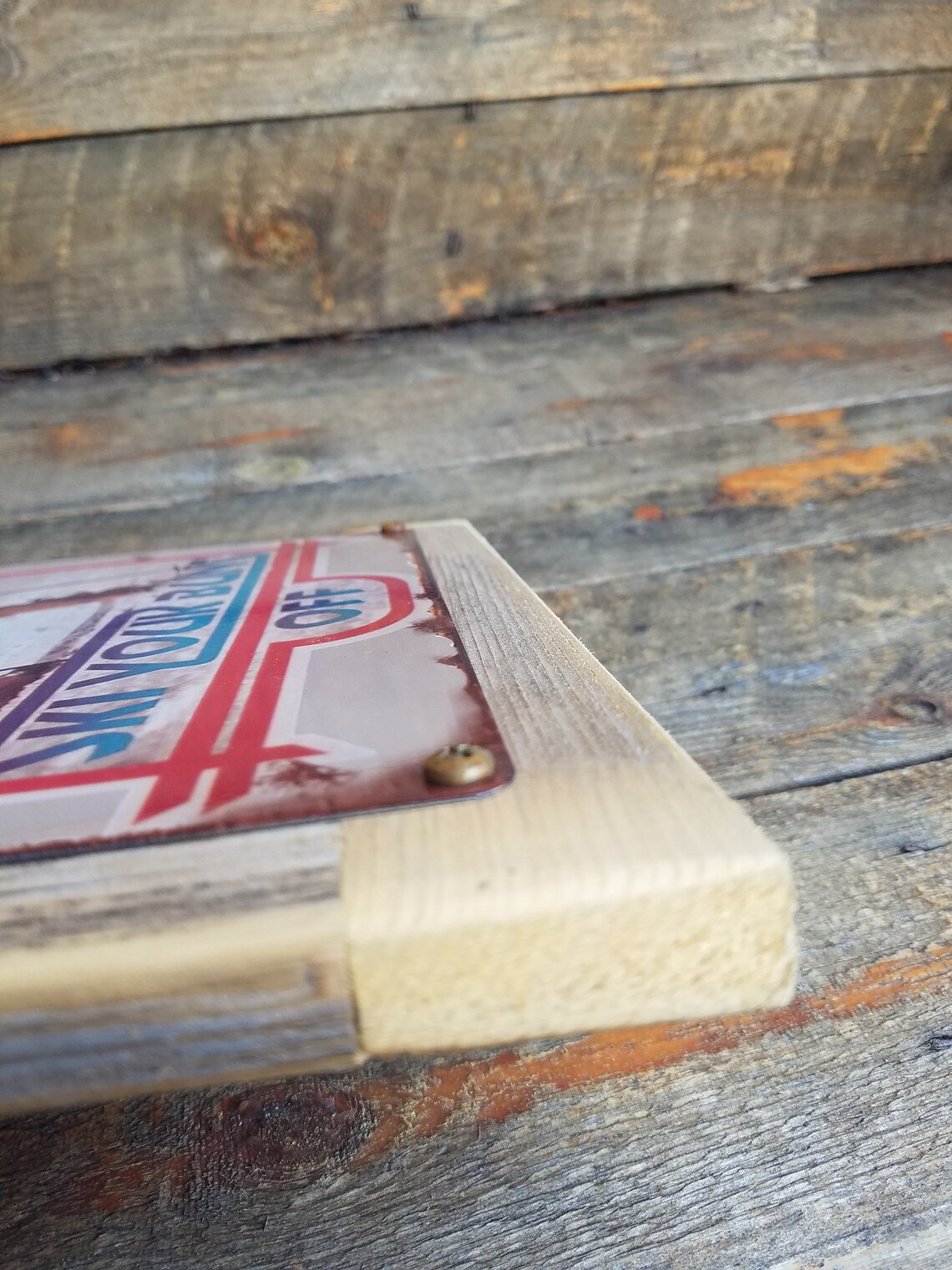 Moosehead Beer Metal Sign Barn Wood Frame Bar Decor Man Babe Cave - Etsy