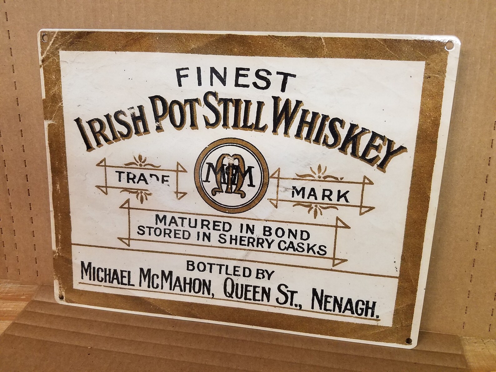 Vintage Irish Pot Still Whiskey Reproduction Metal Sign | Etsy