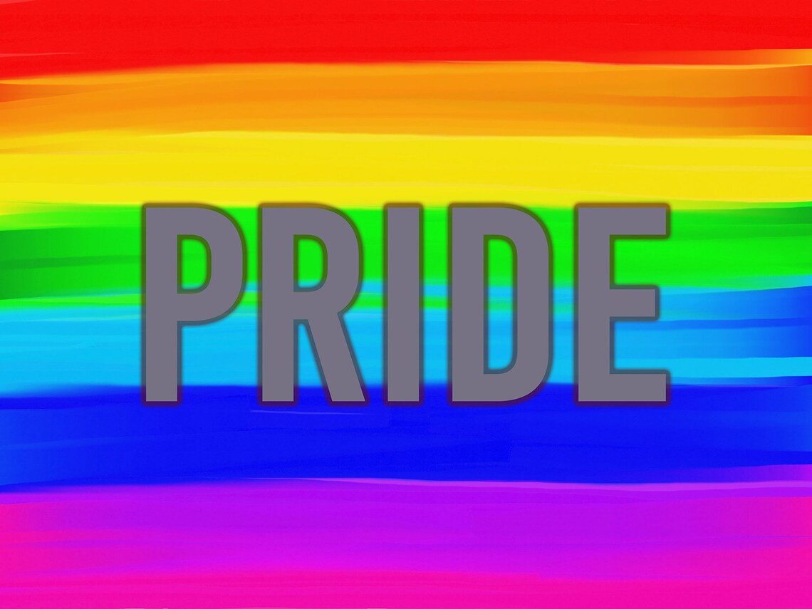 Rainbow 'pride' Flag LGBTQ Pride Metal Sign - Etsy