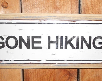 Gone Cycling Metal Street Sign Reclaimed Wood Frame FREE SHIPPING - Etsy