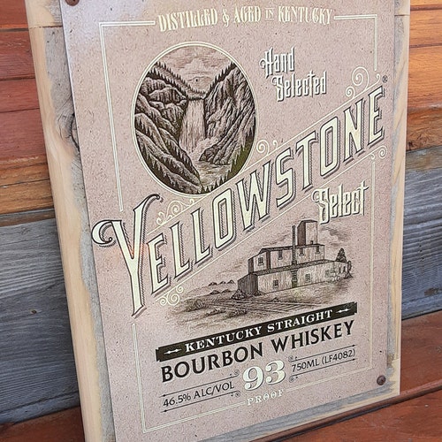 Whiskey Bar Metal Sign Reclaimed Wood Frame FREE SHIPPING - Etsy