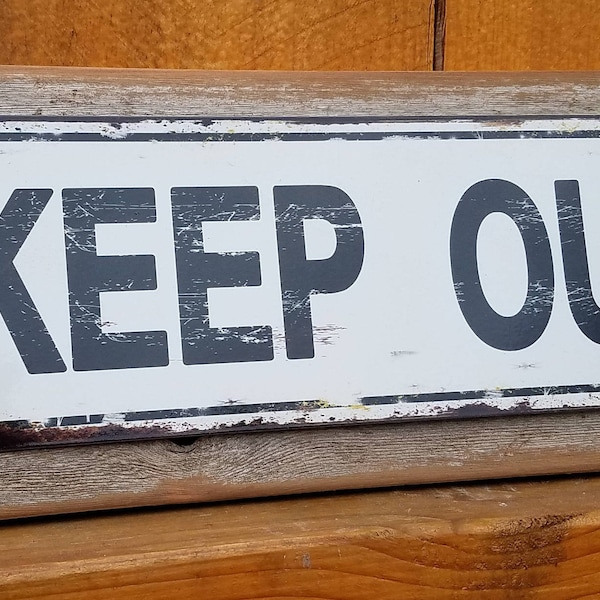 Keep Out Sign - Etsy