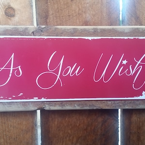 Recycled Wood Framed "as You Wish" Street Sign - Etsy