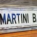 Martini Bar Metal Street Sign Reclaimed Wood Frame FREE SHIPPING - Etsy