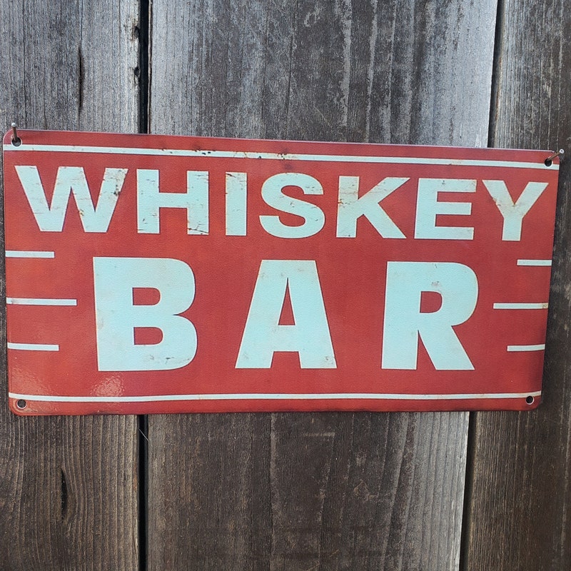 Whiskey Sign - Etsy