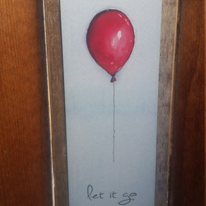 Let It Go Metal Street Sign Reclaimed Wood Frame FREE SHIPPING - Etsy