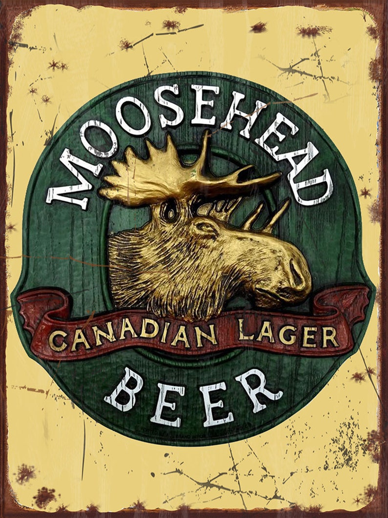 Vintage Moosehead Beer Ad Metal Sign Bar Man Cave Decor Reproduction - Etsy