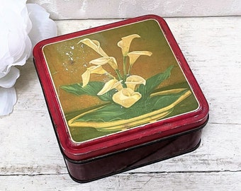 Floral Tin - Etsy