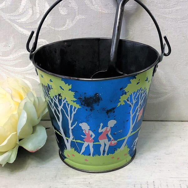 Metal Pail - Etsy