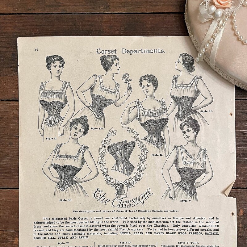 Vintage Lingerie Catalog - Etsy