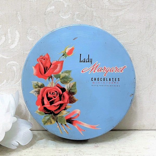 Vintage Candy Tin - Etsy