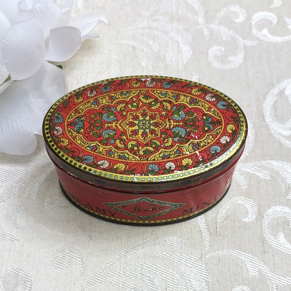 Antique Tin Box - Etsy