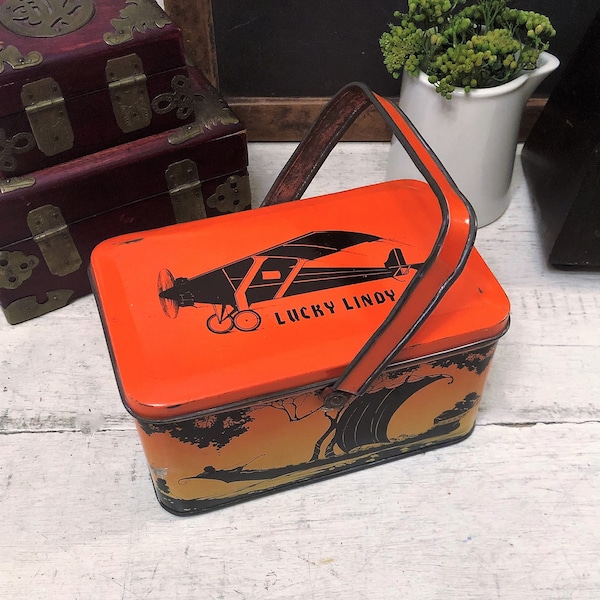 Tin Lunch Box - Etsy