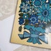 Mod Flower Power Vintage Wood Cutting Board Blue Floral - Etsy