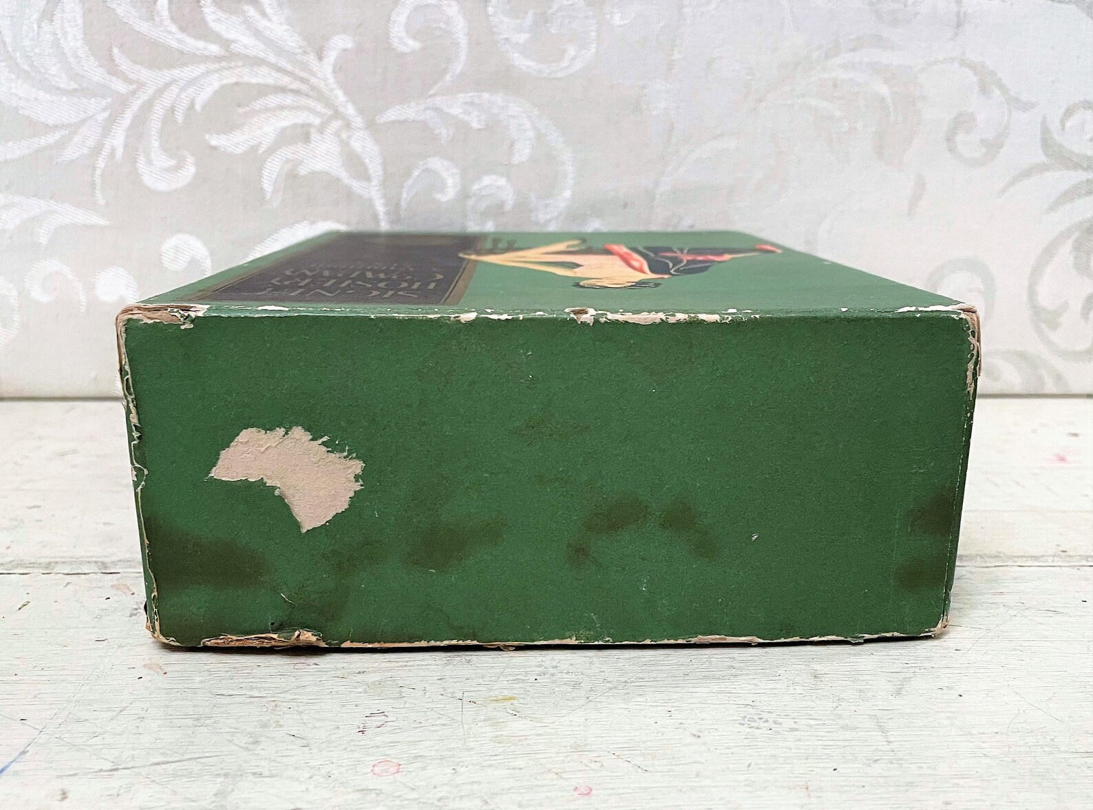 Large Antique 1920s Flapper Girl Box Cardboard Hosiery Box - Etsy