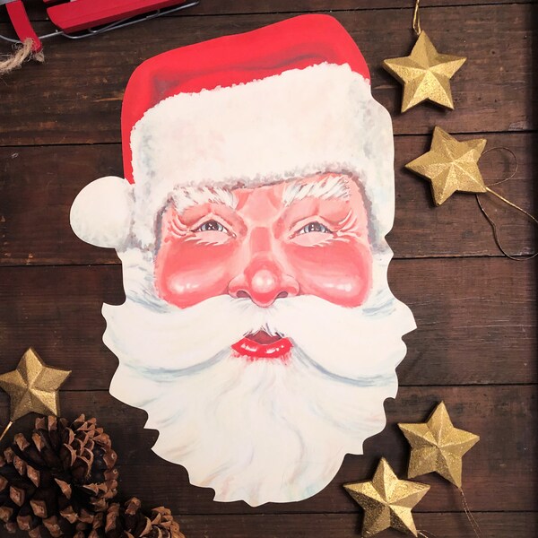 Santa Claus Mask - Etsy