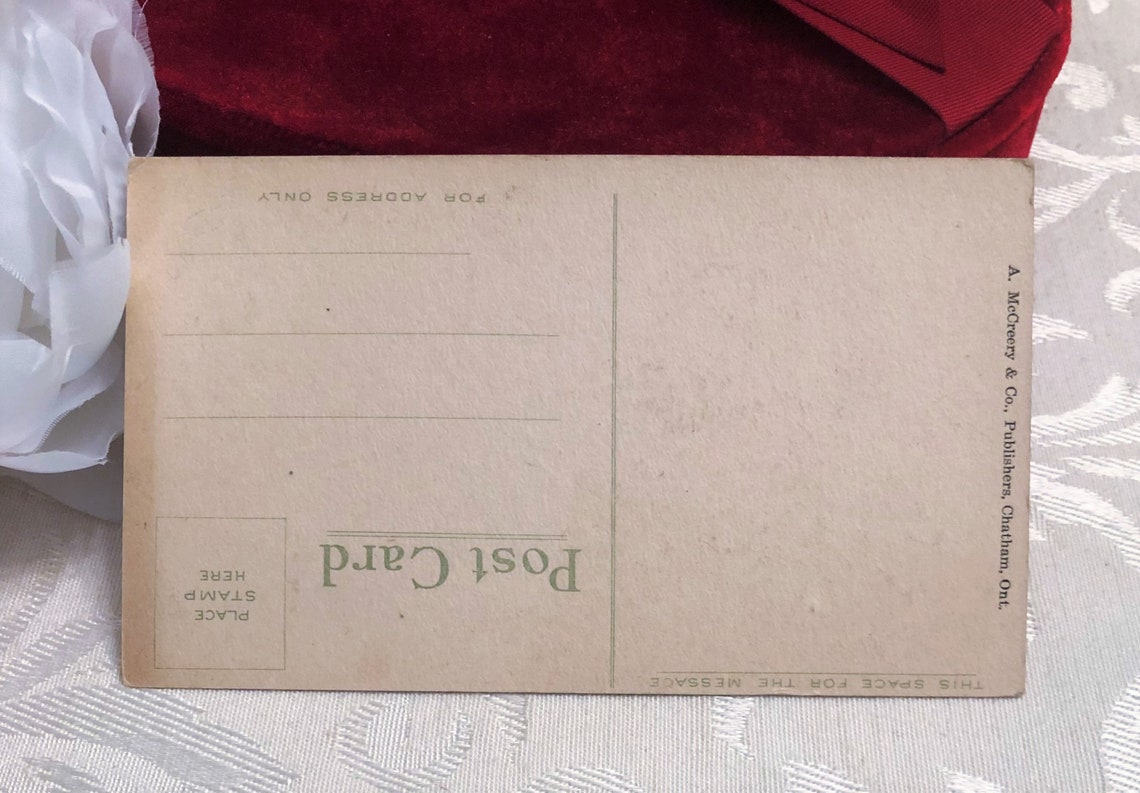 Antique Flapper Girl Postcard C 1920s Pretty Lady W Purple - Etsy