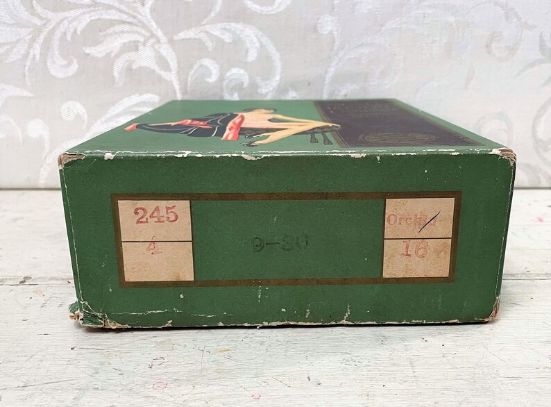 Large Antique 1920s Flapper Girl Box Cardboard Hosiery Box - Etsy