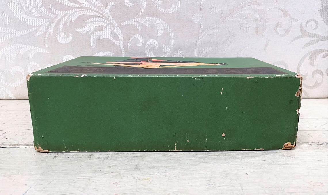 Large Antique 1920s Flapper Girl Box Cardboard Hosiery Box - Etsy