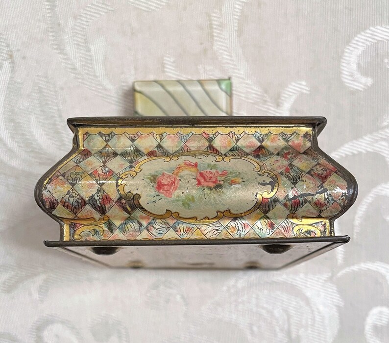 Beautiful Tiny Ornate Tin Box W 1700s Minuet Dancing Scene - Etsy