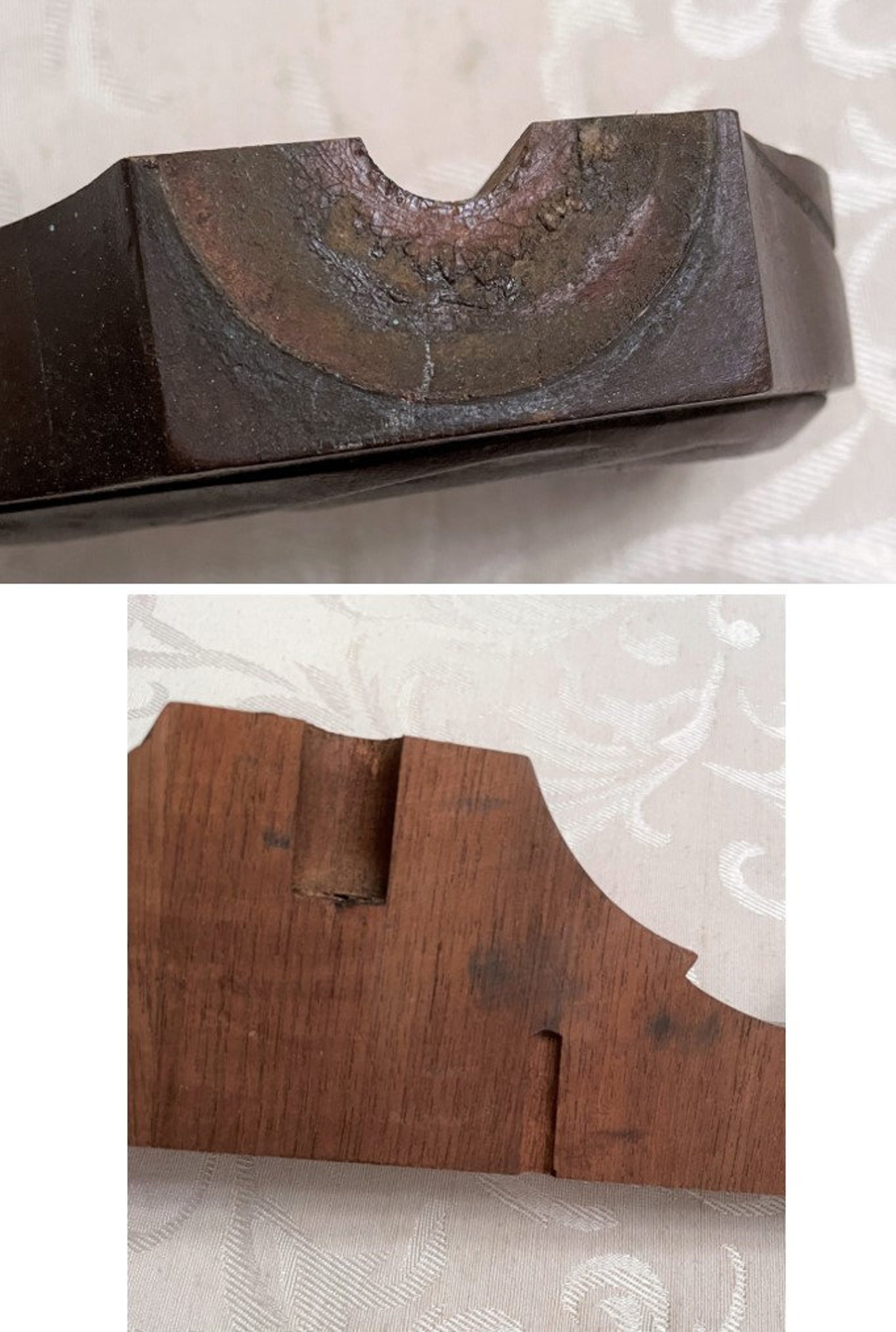 Antique Wood Scroll Piece Thick & Sturdy Partial Wooden - Etsy