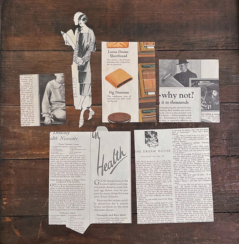 6 Vintage C 1920s Housework Flapper Magazine Illustrations - Etsy