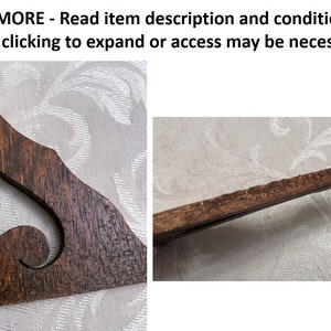 3 Small Antique Partial Wood Scroll Pieces Leaf Acorn Ornate Decorative ...