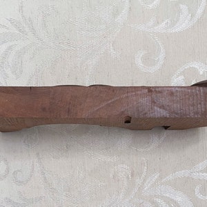 Antique Wood Scroll Piece Thick & Sturdy Partial Wooden Carved Piece ...