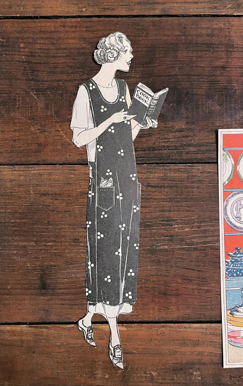 6 Vintage C 1920s Housework Flapper Magazine Illustrations - Etsy